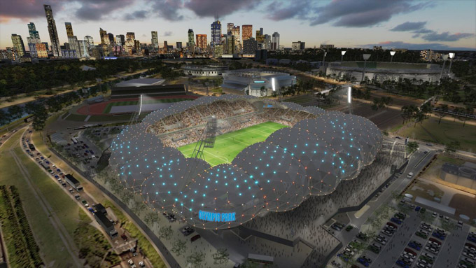 Gol da Arquitetura: Melbourne Stadium