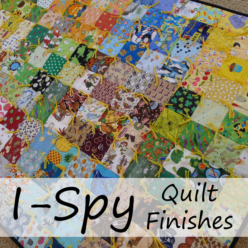 Pieces by Polly: I-Spy Quilt Finishes