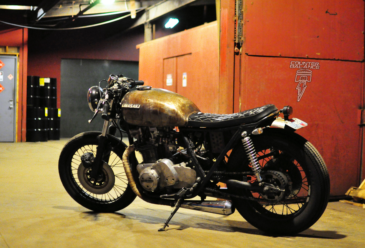 Counter Balance Motorcycles: 1976 Kawasaki KZ750 Twin