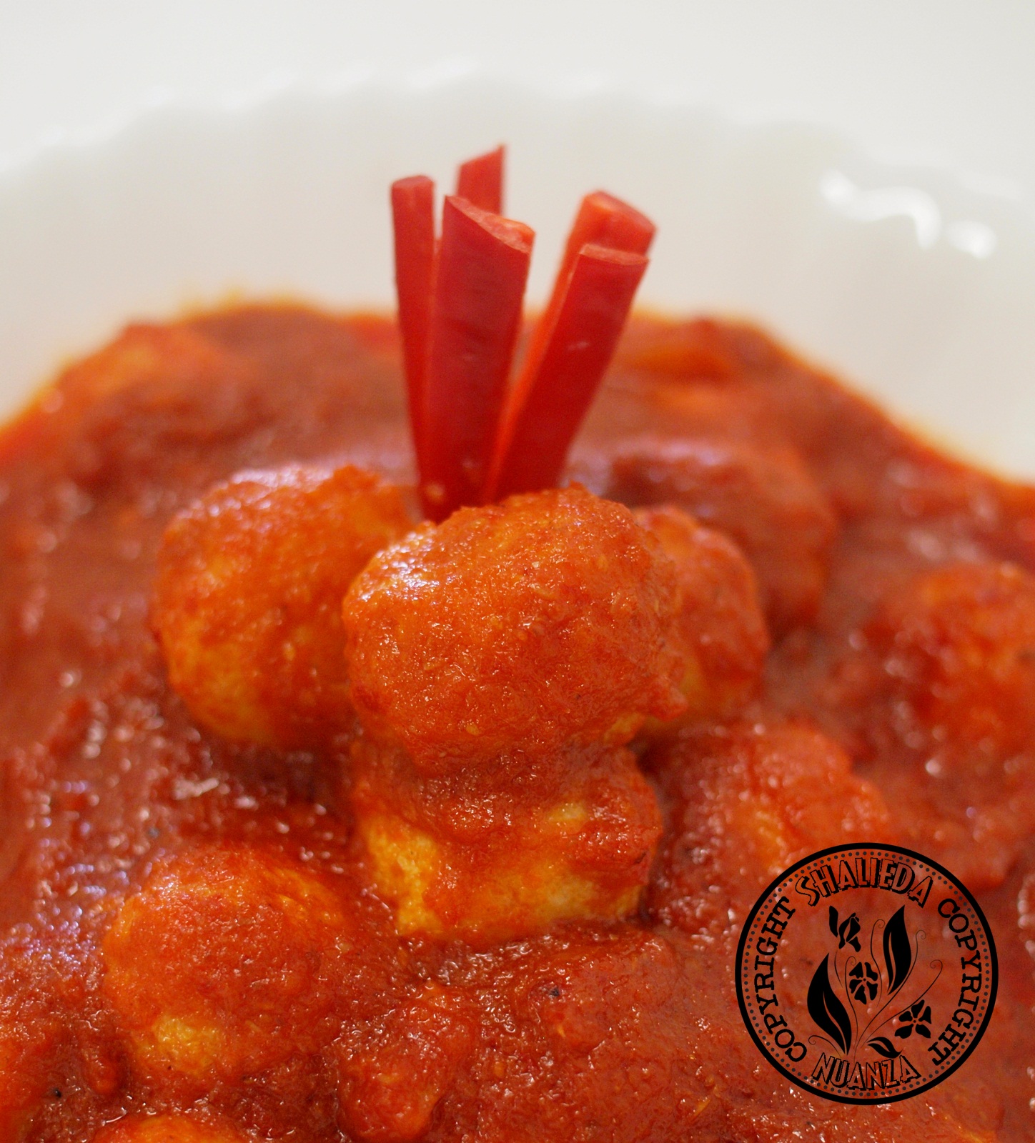 Pesona Cinta Cida de'Nuanza: sambal fishball