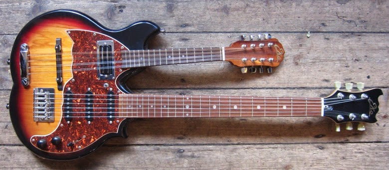Guitar Blog: Eko doubleneck guitar / mandolin solidbody