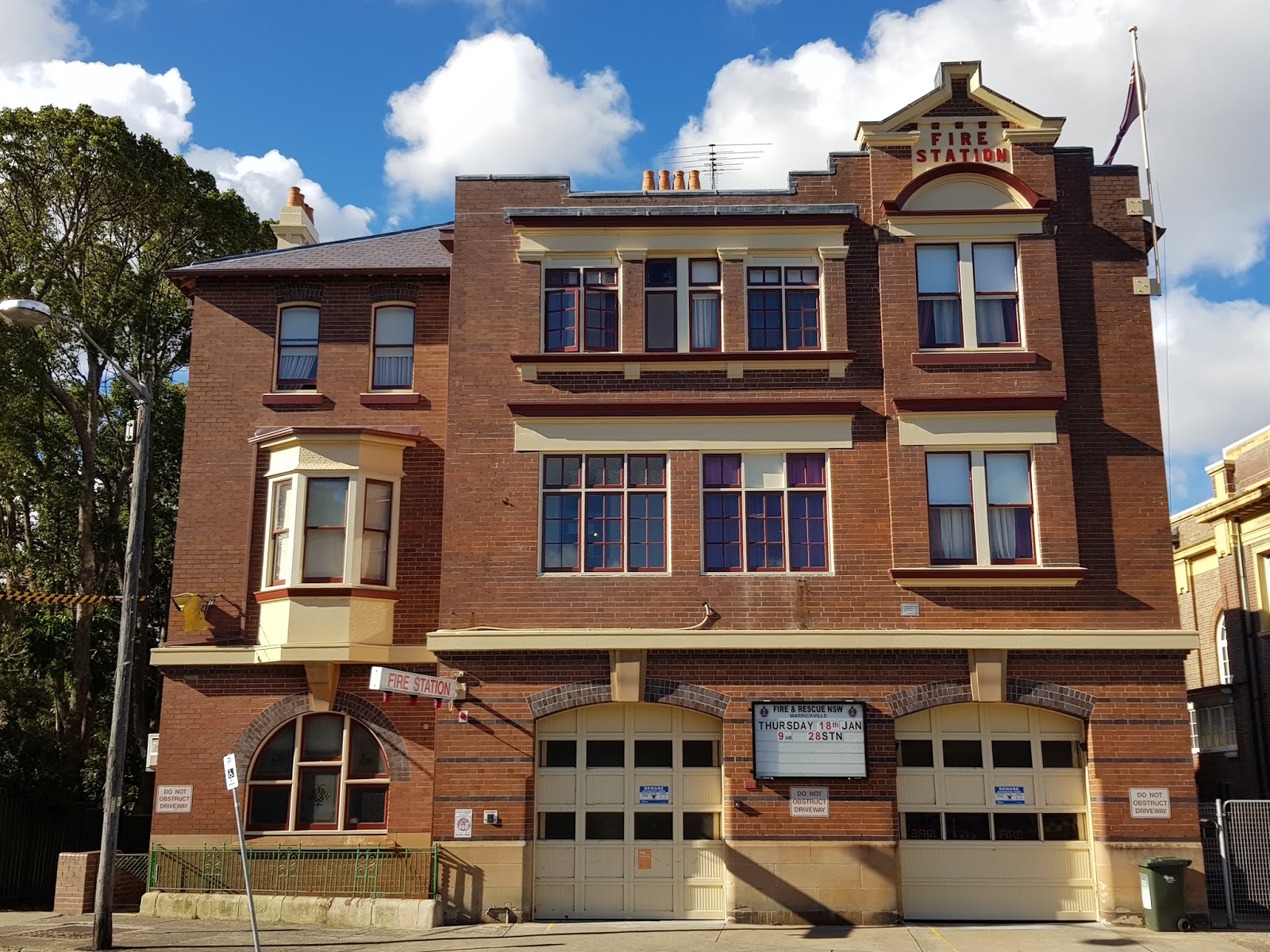 Sydney - City and Suburbs: Marrickville, fire station