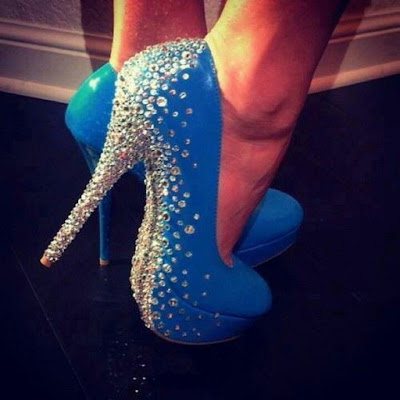 blue shiny glitter shoes ~ New Women's Clothing Styles & Fashions