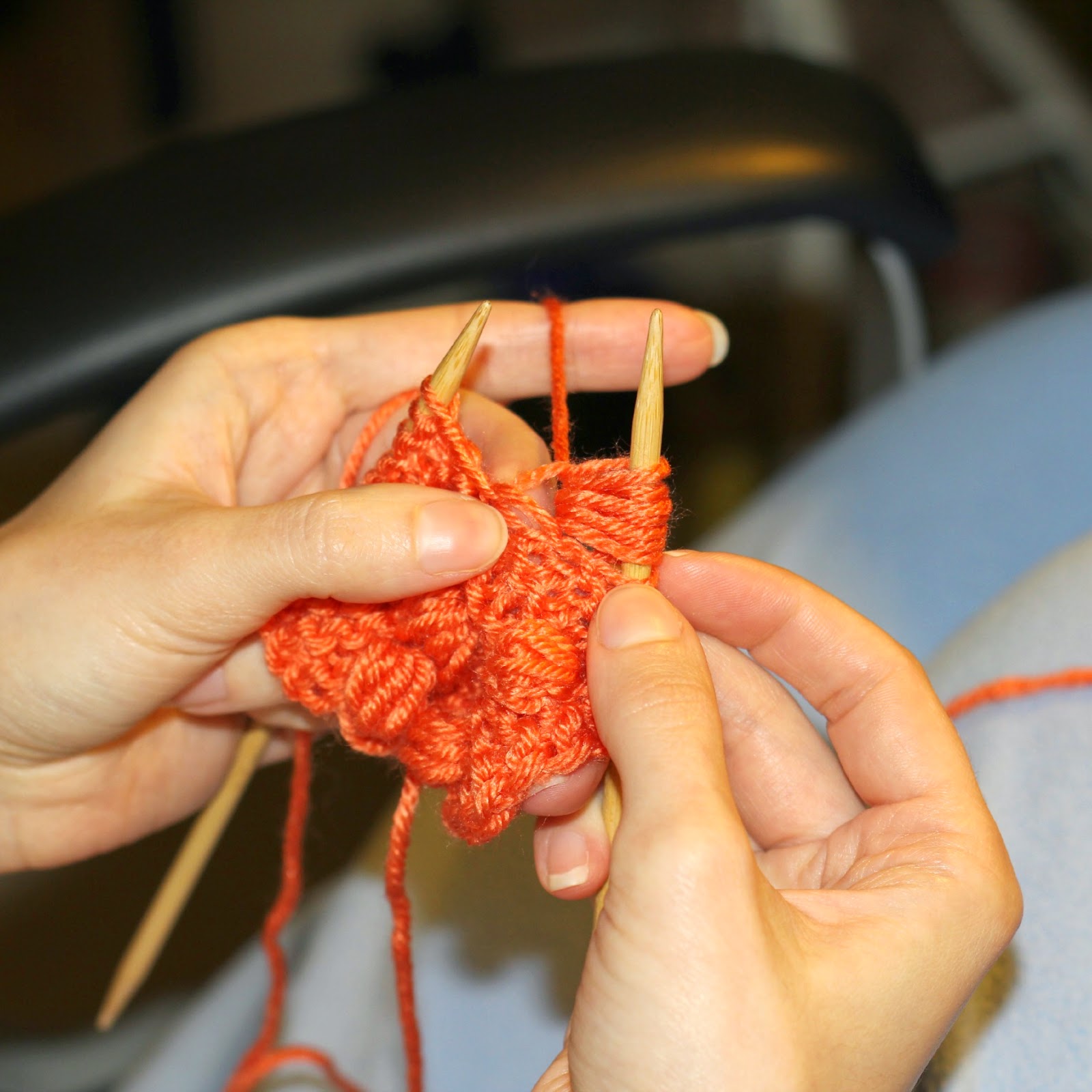 KGThreads blog: How to: Easy way to knit a Nupp