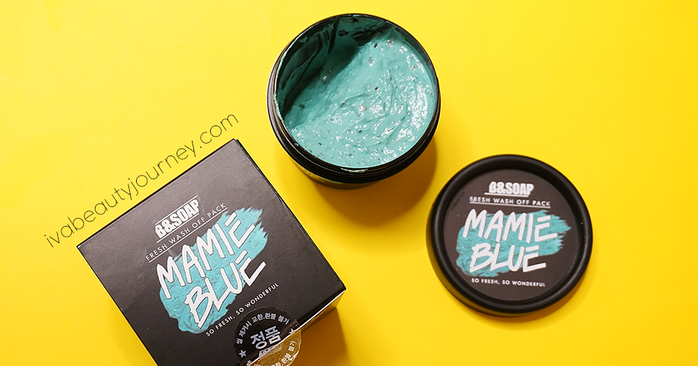 [FIRST IMPRESSION] MAMIE BLUE B& SOAP WASH OFF PACK | iva's beauty journey