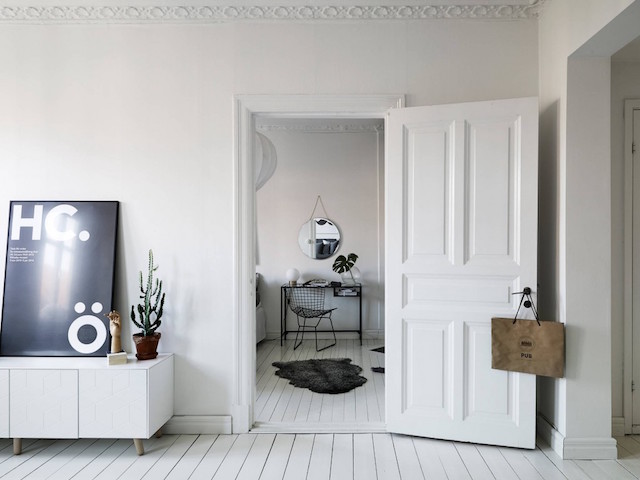 my scandinavian home: Duvet day in this Swedish bedroom?!