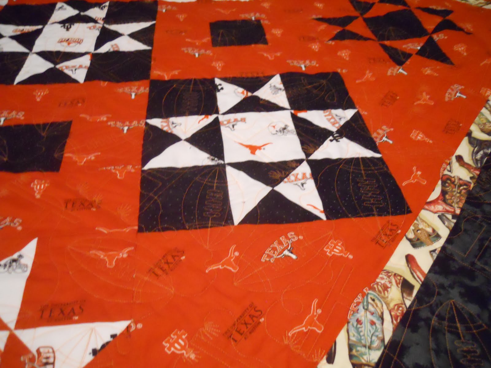 The Dailey Dose of Quilts: A Texas Longhorn Quilt