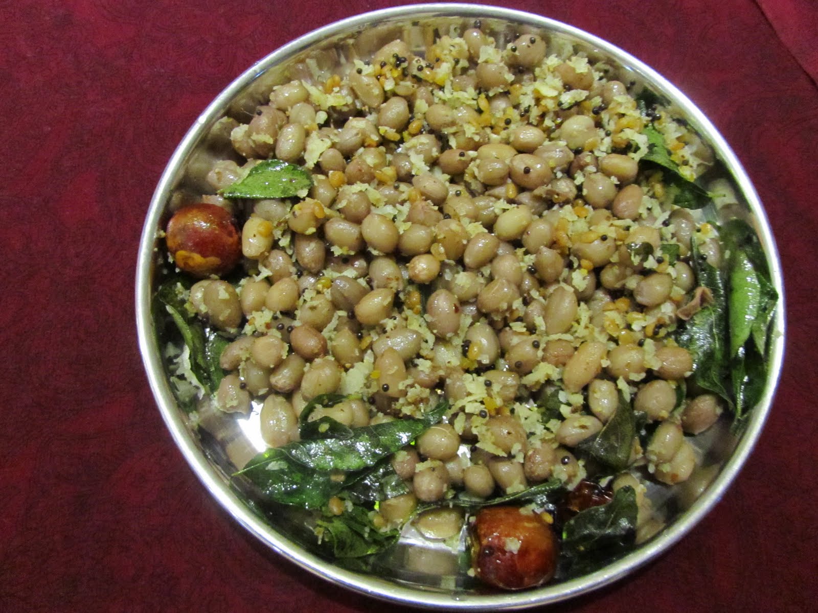 khatta meetha theeka: Verkadalai sundal /Peanut sundal
