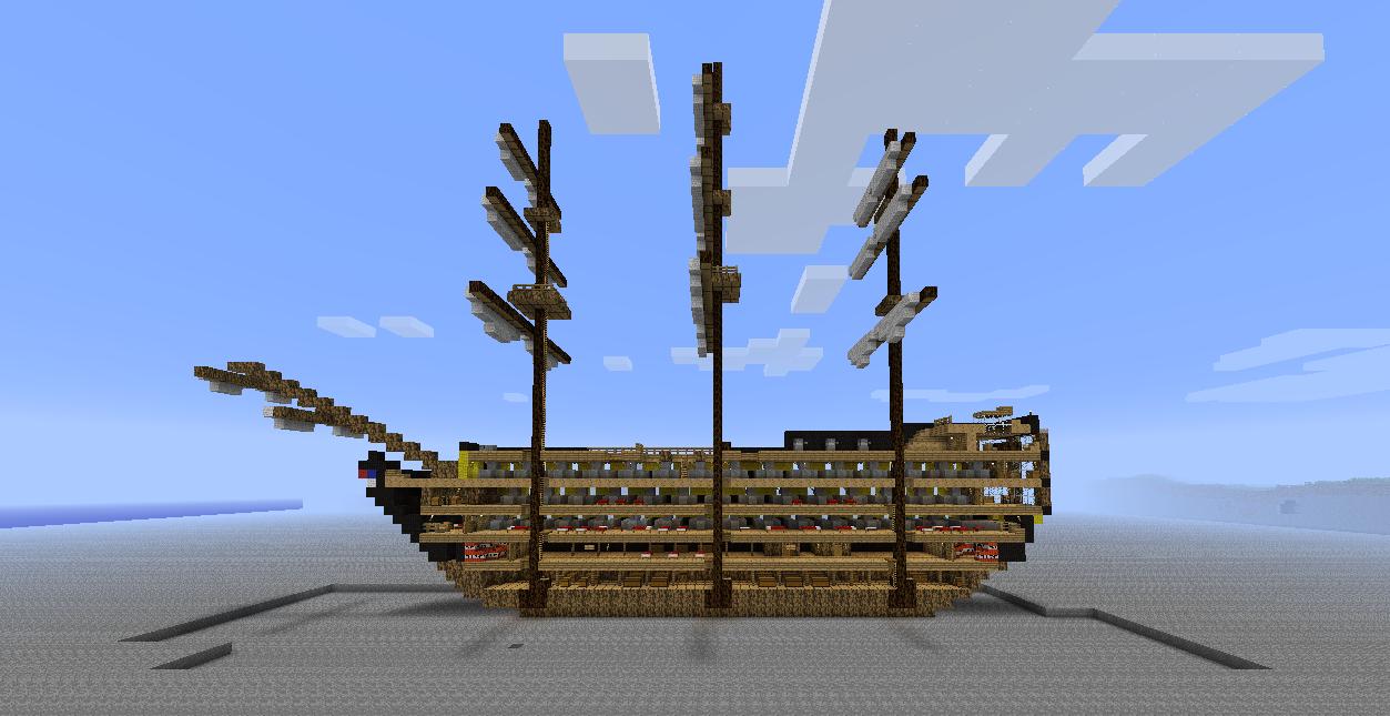 Planet VH: Minecraft HMS Victory