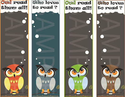 Welcome to Bloomer Bookmarks!: The Reading Night Owl Bookmark Collection