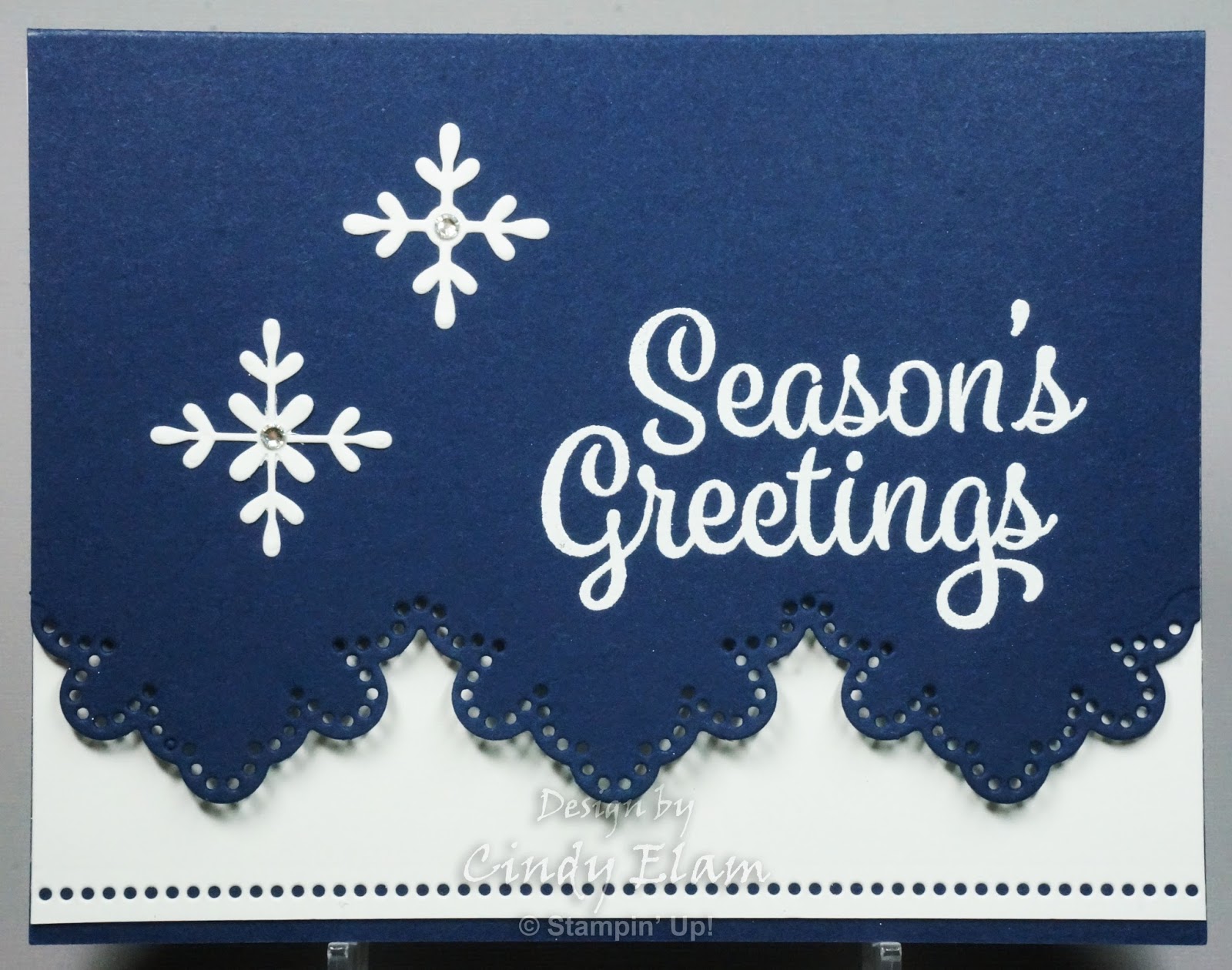 Heart's Delight Cards: Simple Snowflake Sentiments