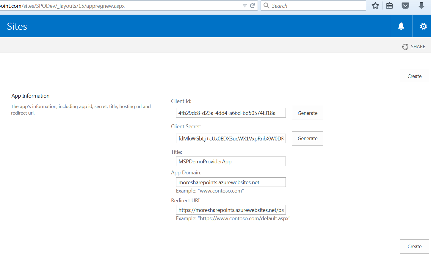 Purna's MORE SHAREPOINTS : Step by Step Guide to Create Provider Hosted ...