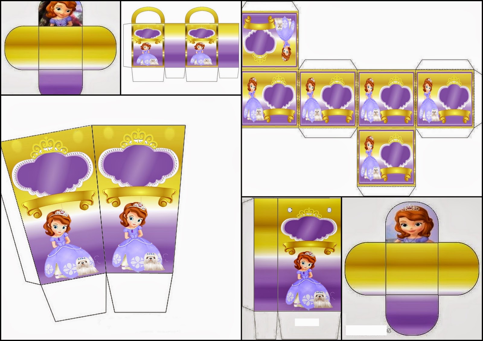 Nice Sofia the First Free Printable Boxes. - Oh My Fiesta! in english