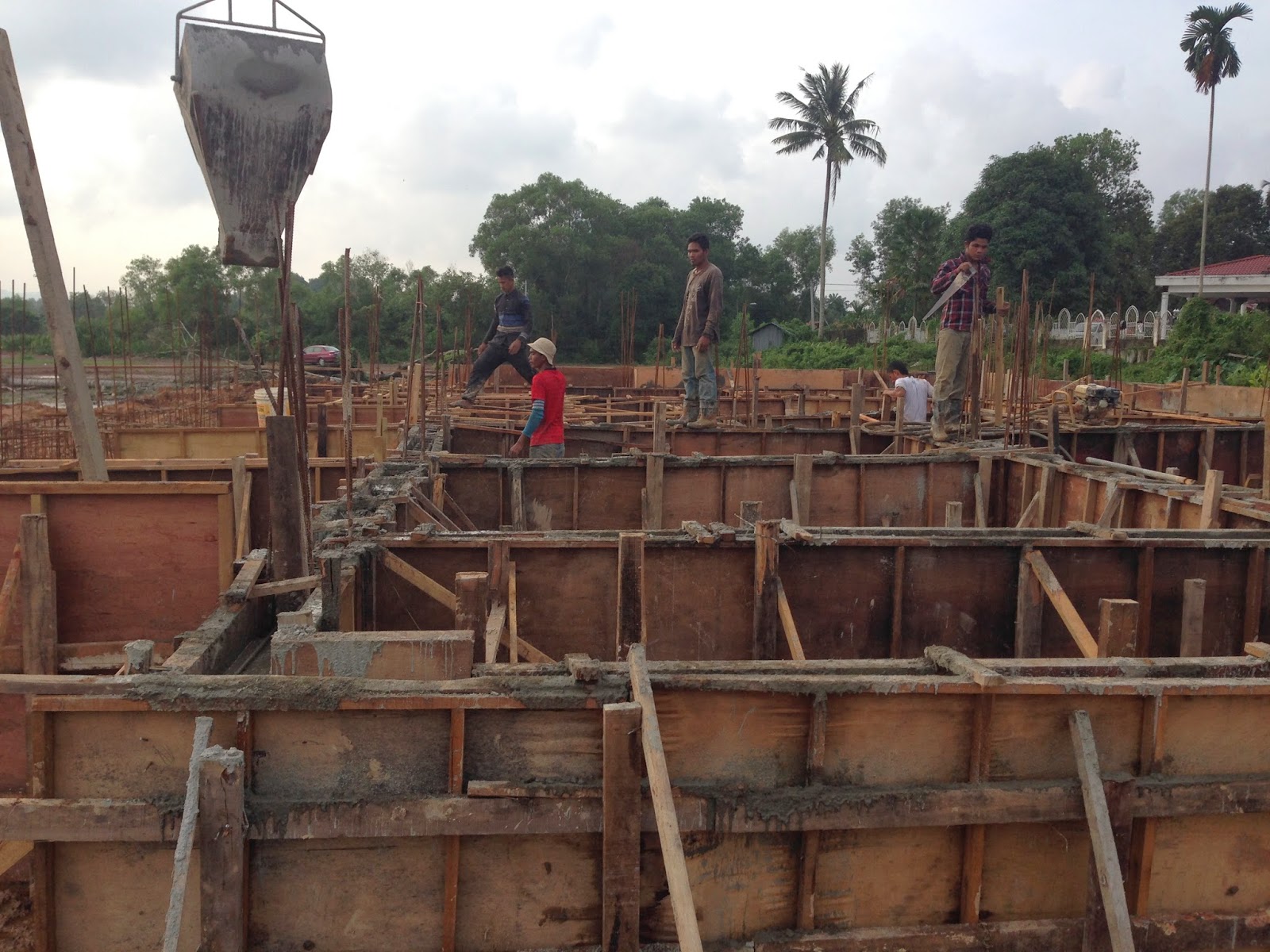 Projek Pembinaan Rumah: Pembinaan Week 8 : Penyediaan Ground Beam Part II