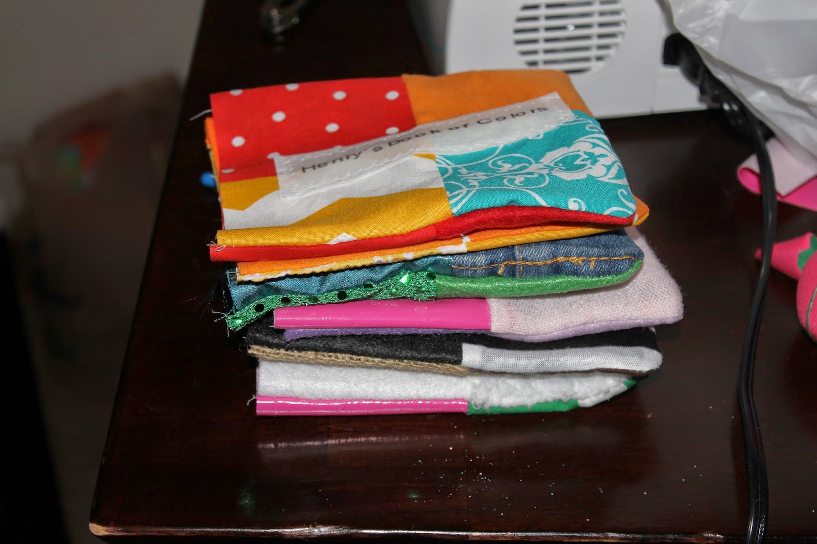 Lyndi's Projects: Color/Texture Book for Baby