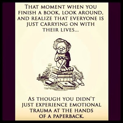 Tea Time with Marce: Book Hangover - how would you describe yours?