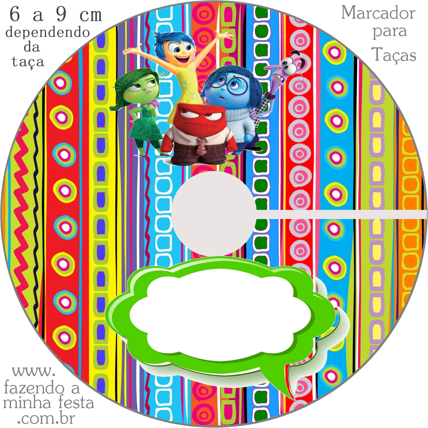 Birthday of Inside Out: Free Printable Candy Bar Labels. - Oh My Fiesta ...