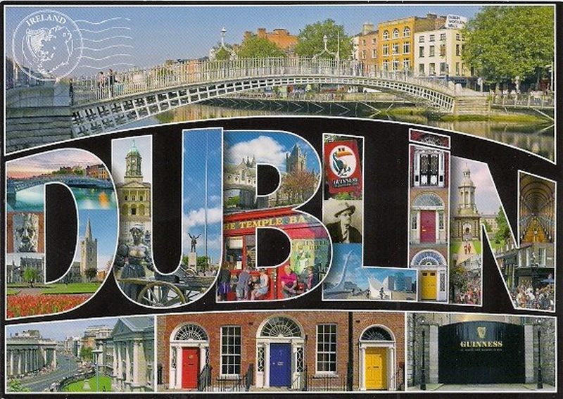 Travels with postcards around the world: DUBLIN