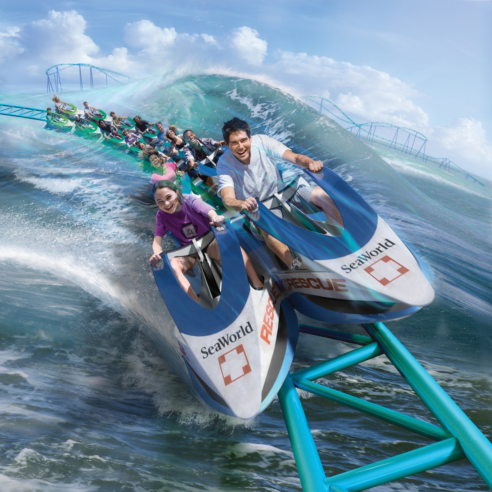 NewsPlusNotes: New Roller Coaster - Wave Breaker: The Rescue Coaster ...