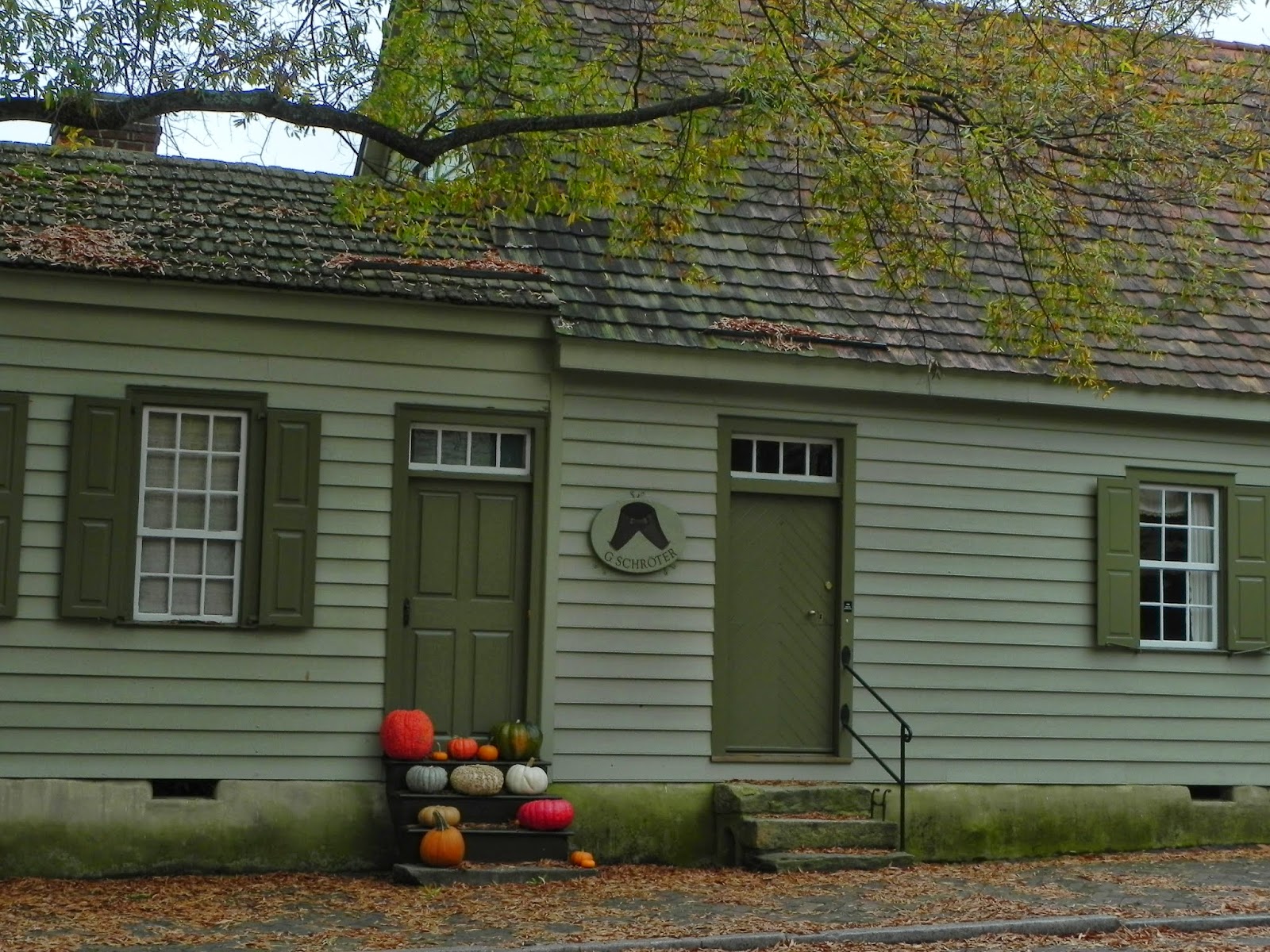 How cute is that?: Old Salem in Fall
