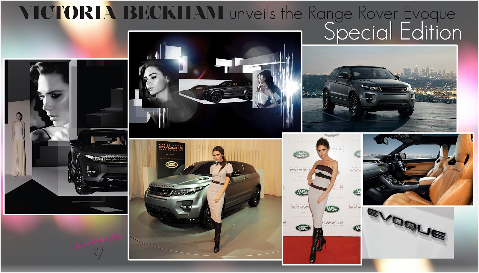 Victoria Beckham Unveils the Range Rover Evoque Special Edition - by ...