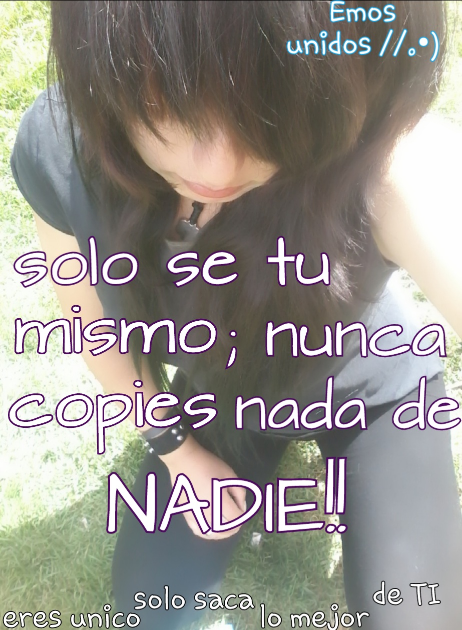 Ser emo es un sentimiento: Frases emo