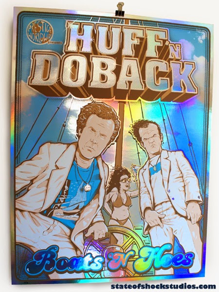 INSIDE THE ROCK POSTER FRAME BLOG: Huff 'n Doback Foil Variant Poster ...