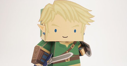 Cubefold Link Papercraft | Papercraft Paradise | PaperCrafts | Paper ...