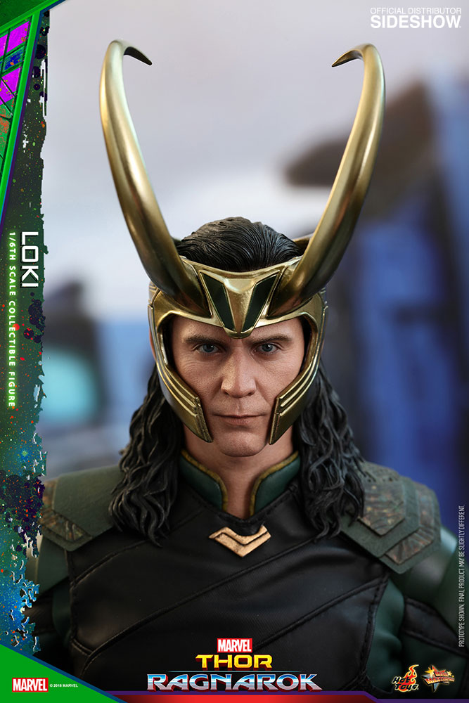 Loki em sua versão do filme Thor: Ragnarok pela Hot Toys ~ Universo ...