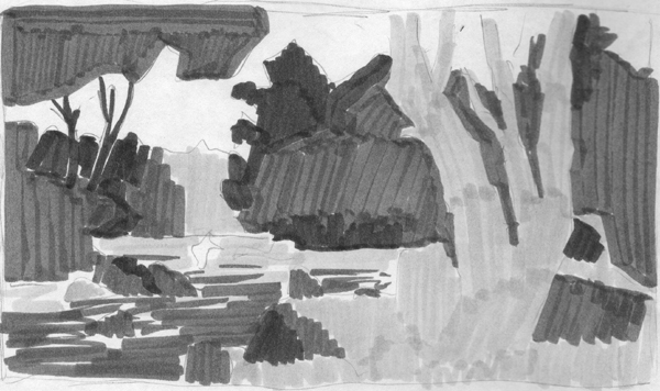 The Watercolor Continuum: Tony Couch value pattern 1