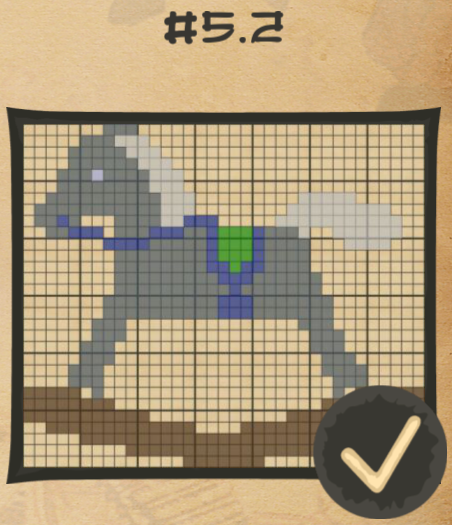 CrossMe Puzzles: Color #5.2 - Horse