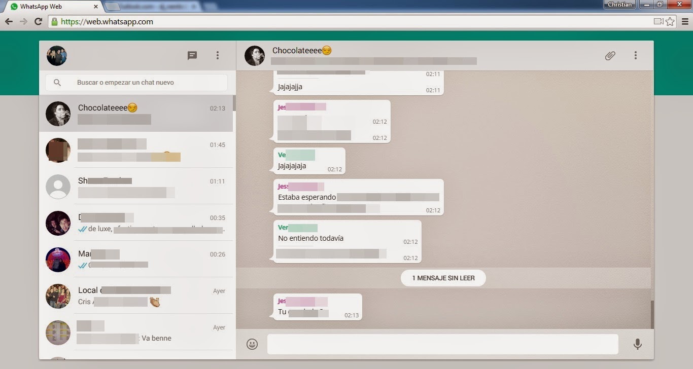 CSANCHEZ - IT: WhatsApp Web. Por fín!!