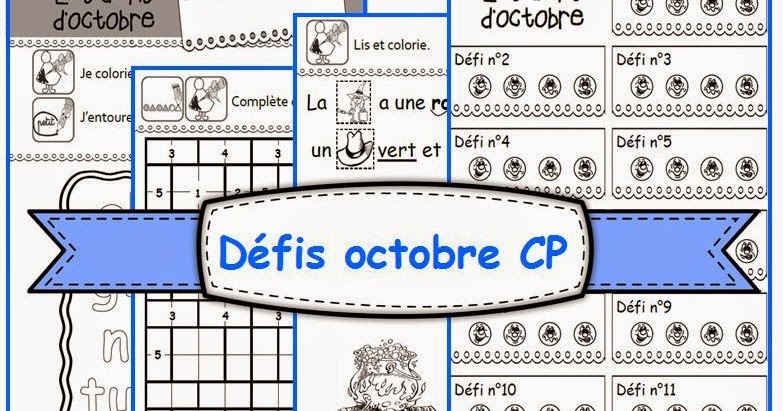 IPOTÂME ....TÂME: CP : défi octobre avec Halloween