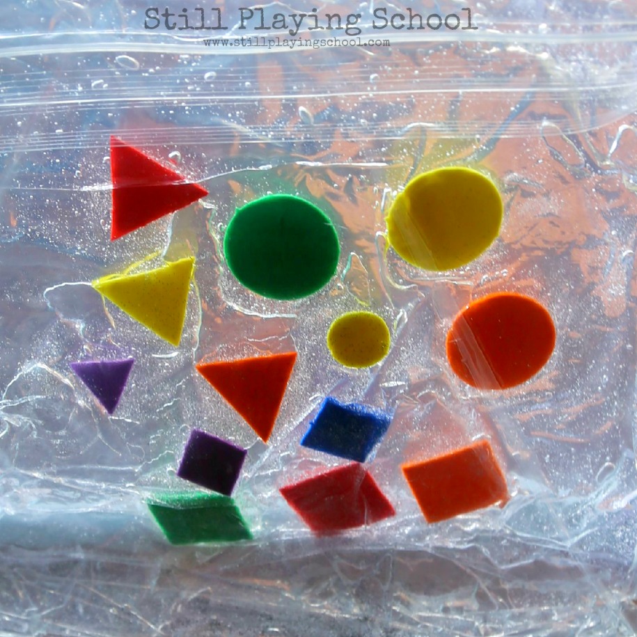 Shape Sensory Squish Bag for Kids | Still Playing School Shape Sensory Squish Bag for Kids | Still Playing School