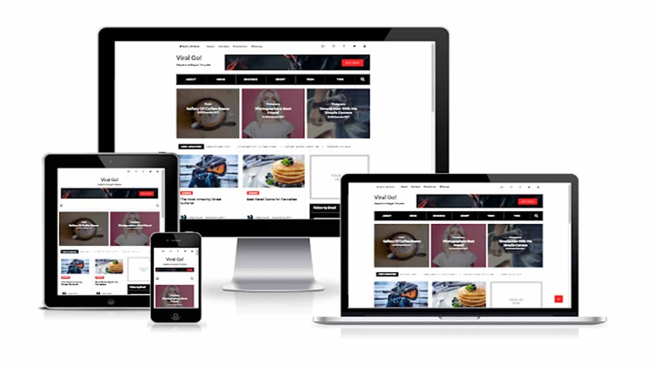 Viral Go Blogger Template Premium Gratis