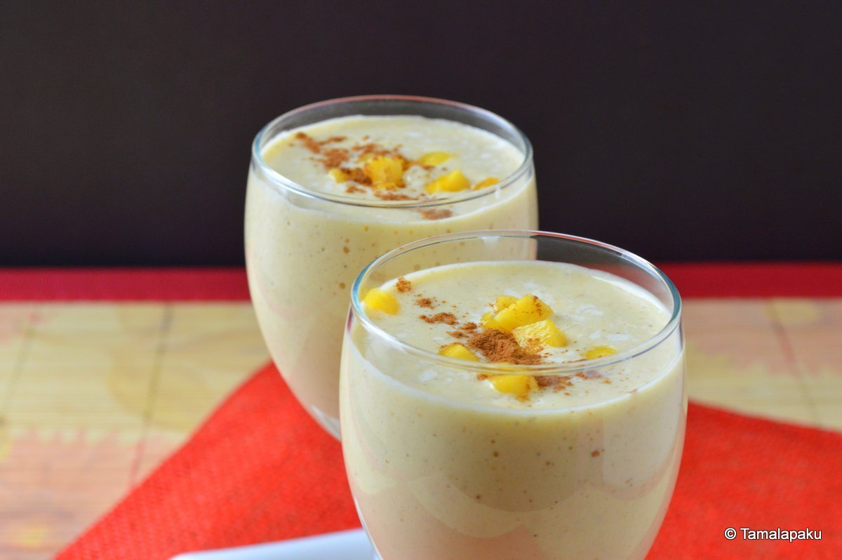Fruit And Nut Oat Milkshake ~ Tamalapaku
