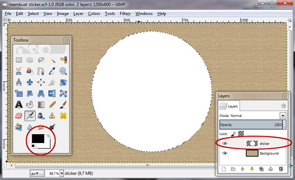 PhotoEffect: Creating sticker with GIMP
