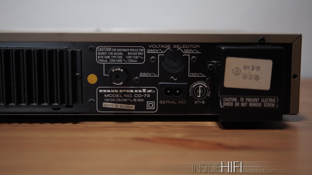 Inside Hi-Fi: Marantz CD-73 (CD73N)