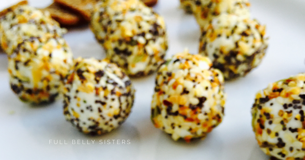 Everything Bagel Goat Cheese Truffles