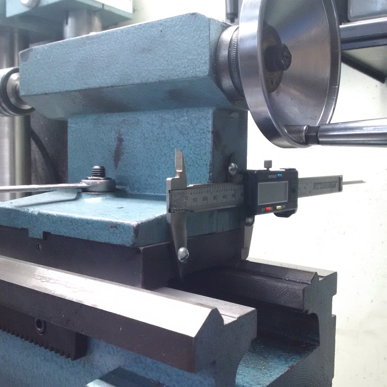 Another Day Another Project: Mounting Digital Calipers on Lathe Tail Stock