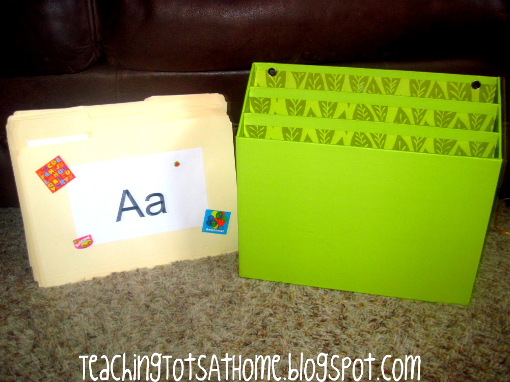 Teaching Tots: ABC's File Style