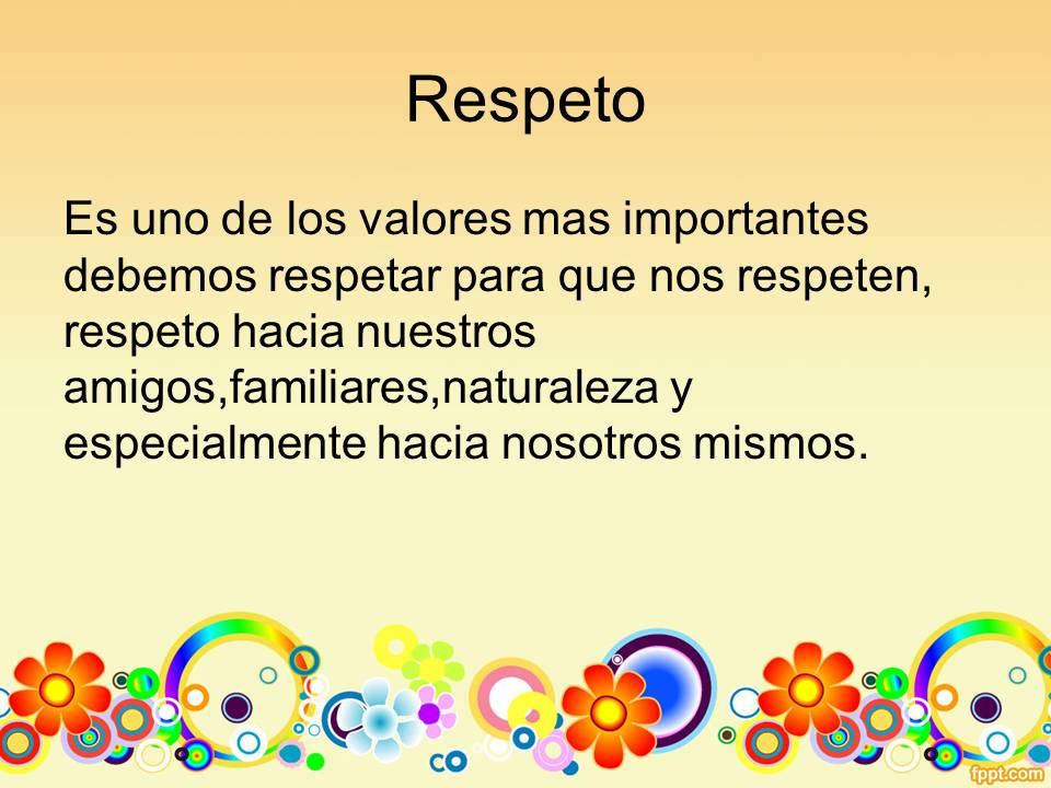el respeto: EL RESPETO