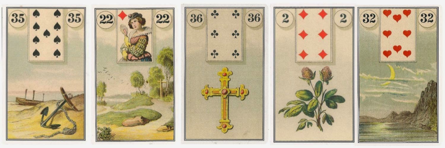 Tarot Notes: Lenormand Reading: The Answer Line