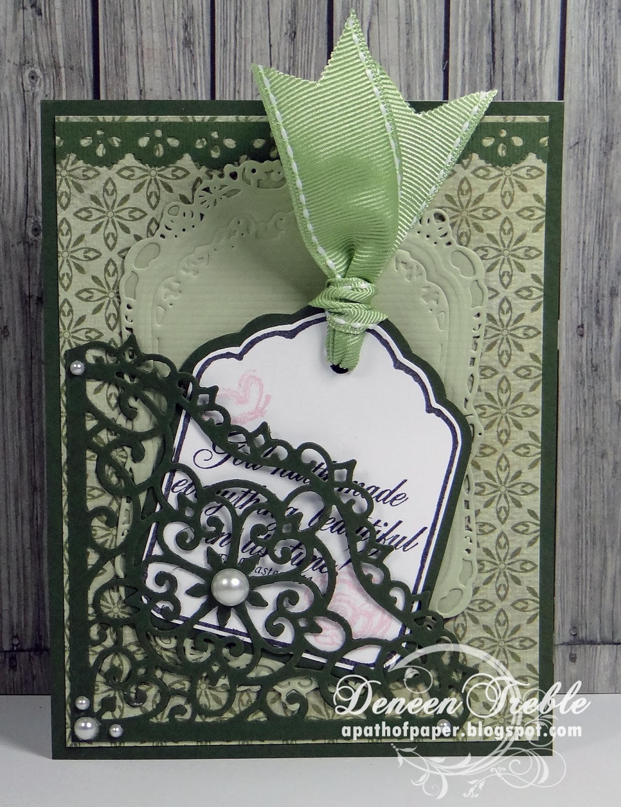 A Path of Paper: Inspired Stamps Birthday Card