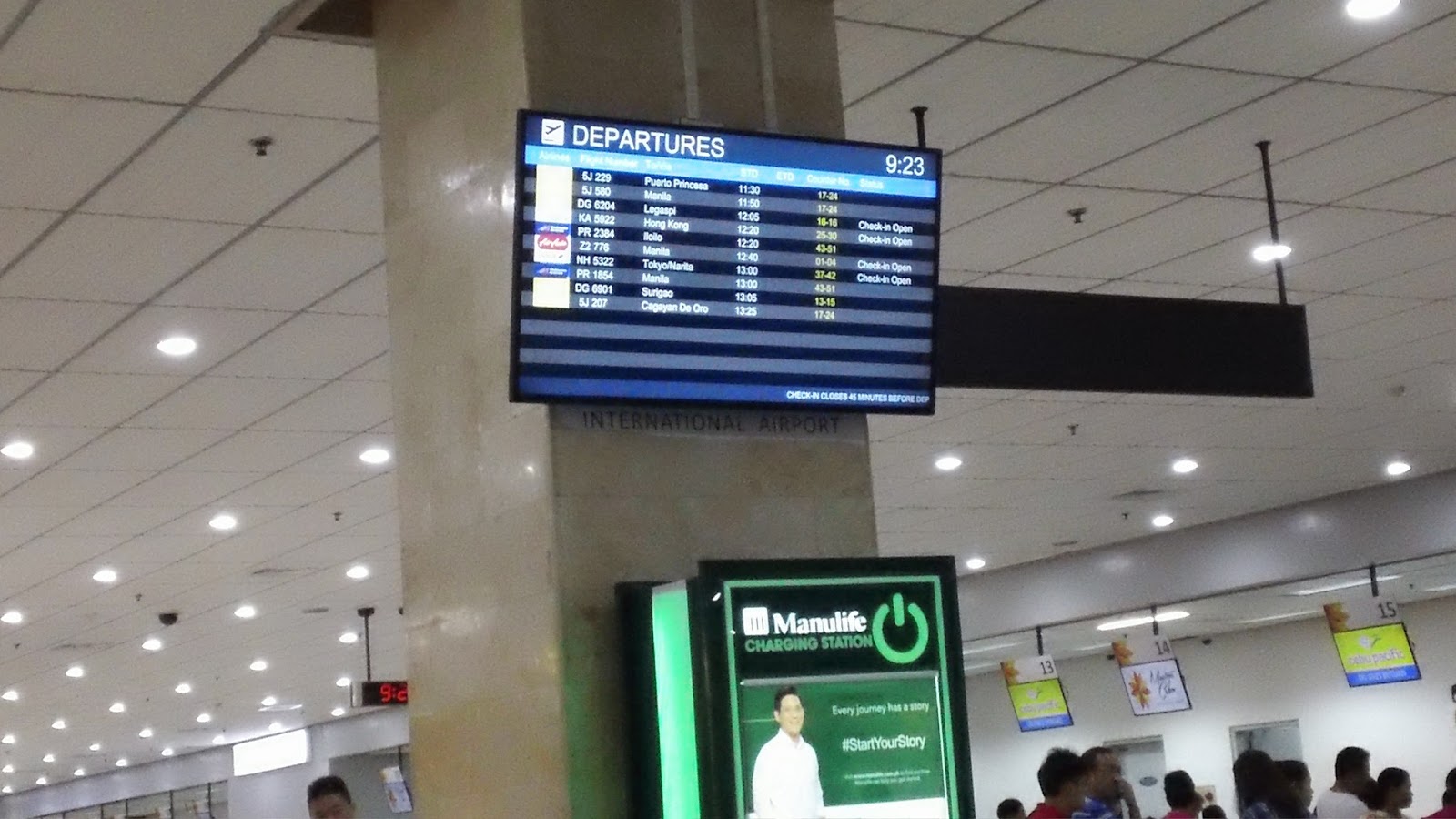 Random Trips of a First-Timer: Check-in Steps at the Mactan ...