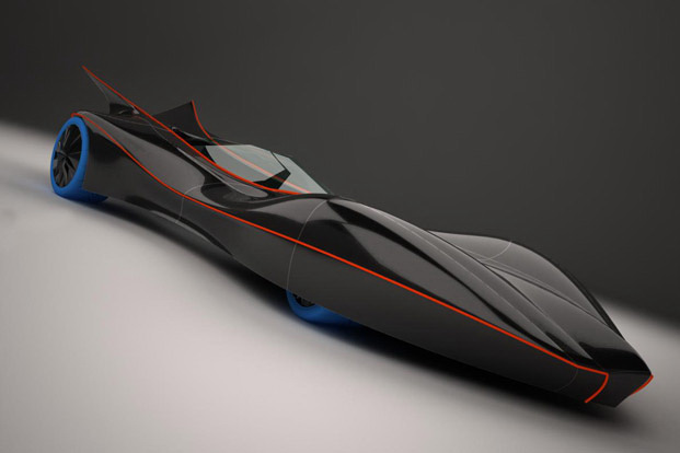Garage Car: Here is a study of style Batmobile by Paul Denton