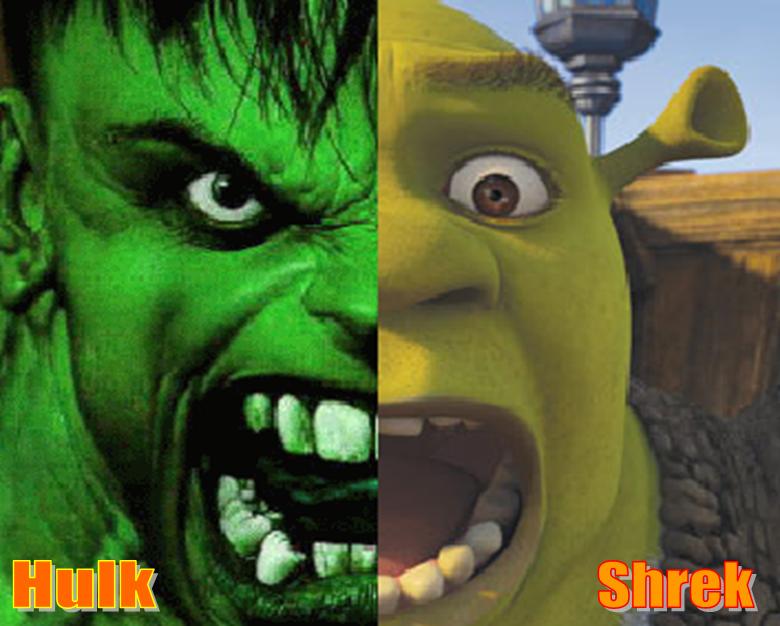 Shrek And Hulk ~ SUPER CUTE U