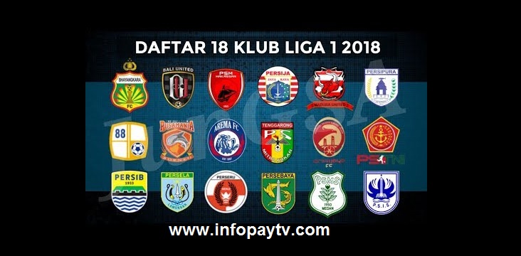 Info Lengkap Liga 1 Indonesia 2018 | INFO PAY TV | Januari 2024