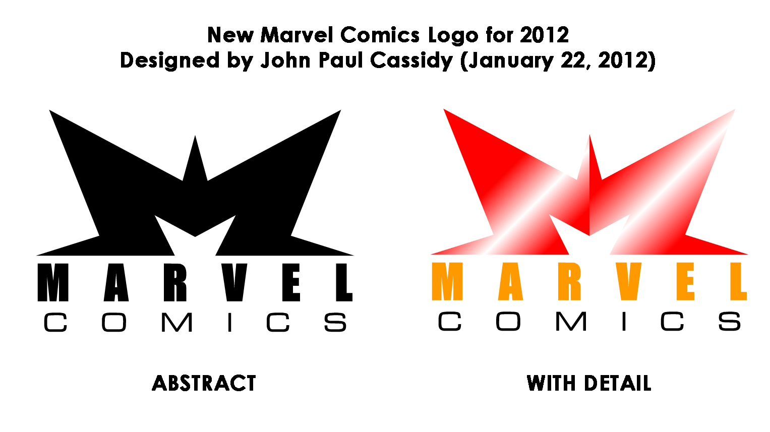 The Official Ryusei Works Art Blog: The New DC and Marvel Logos!