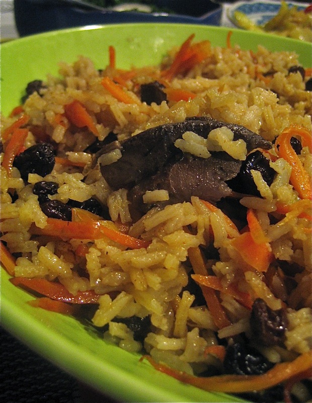 Popo's River: Afghan rice and lamb shank